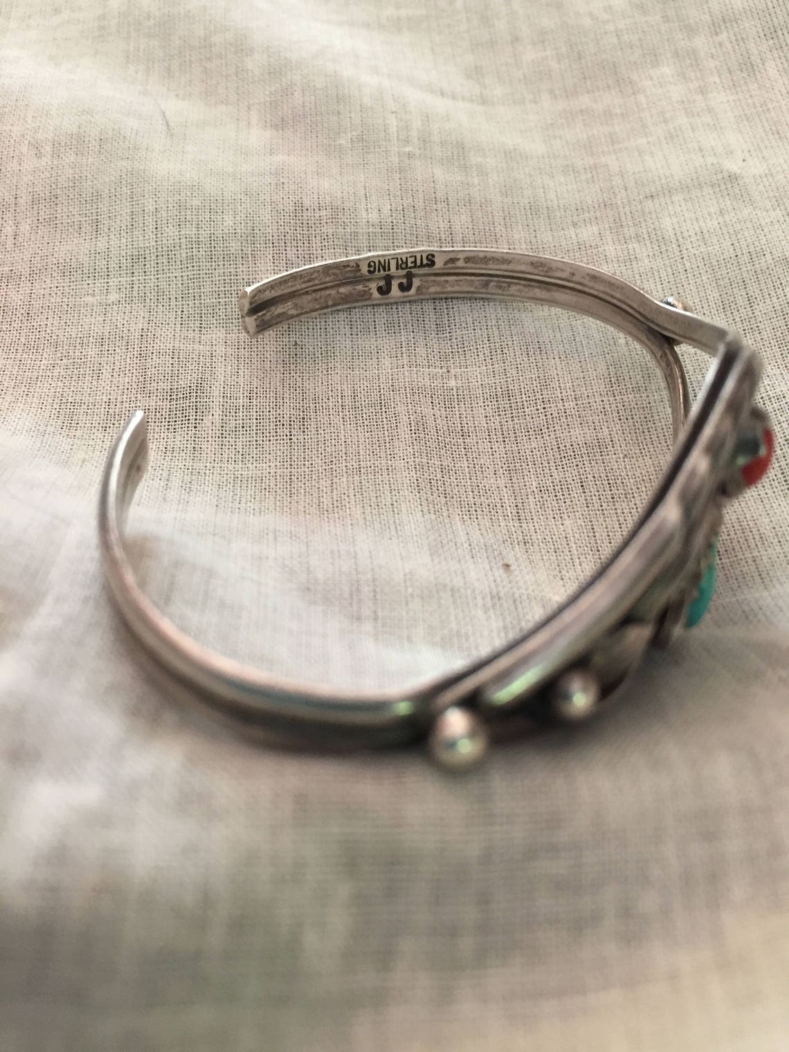 Vintage Sterling Silver Bracelet - Etsy
