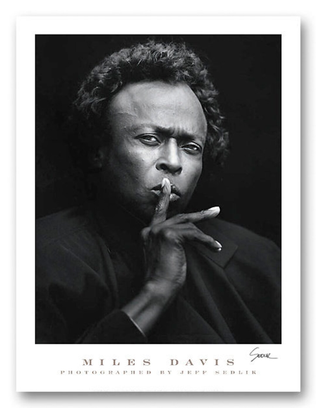 Miles Davis Special Edition Poster - SIGNED by Photographer - EXCLUSIVE ...