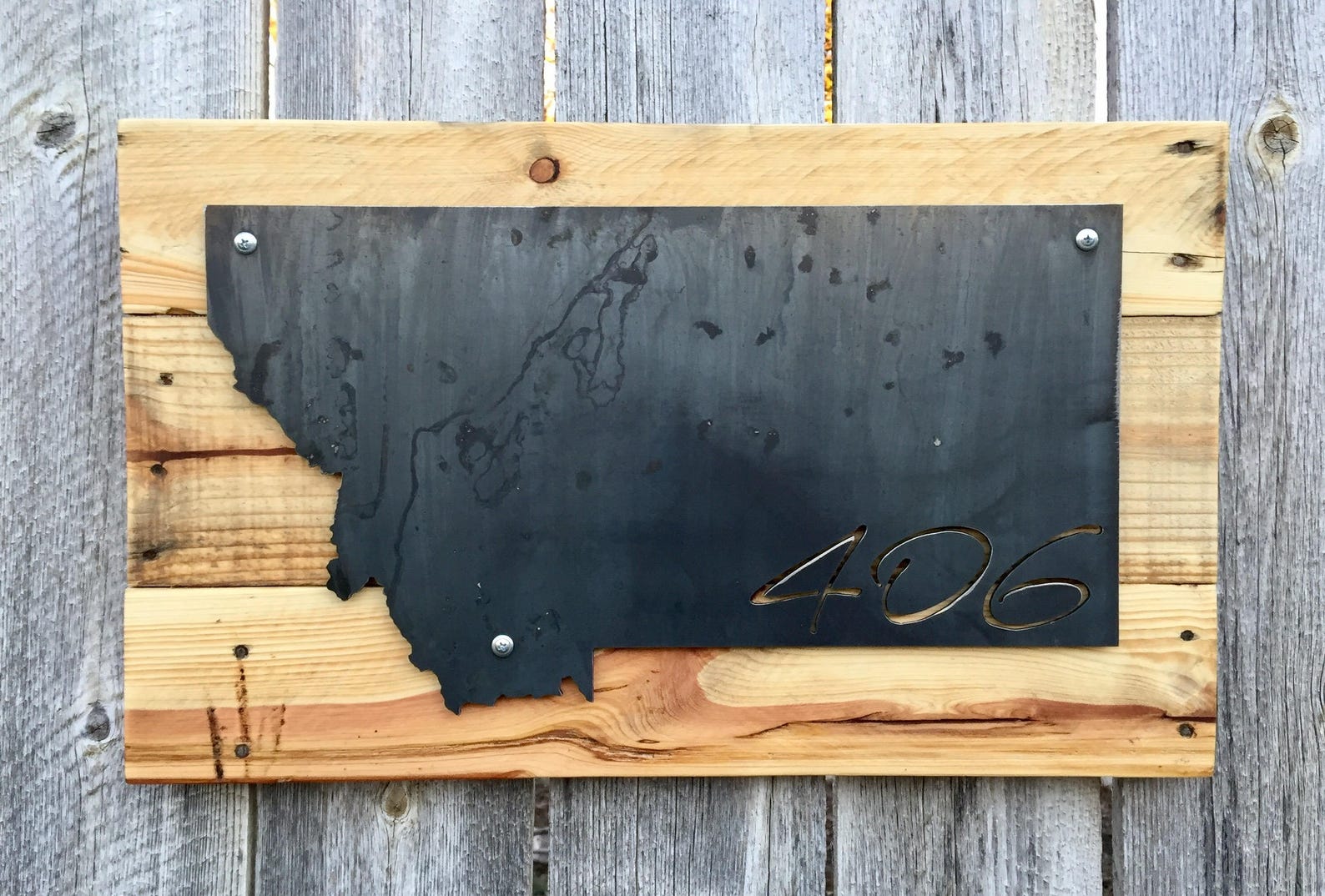 Montana Metal 406 Cursive - Etsy