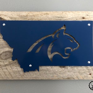 Montana State University Bobcat - Etsy