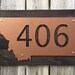 Montana Metal 406 Block - Etsy