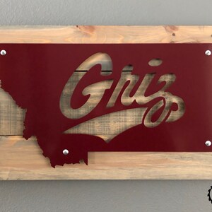 University of Montana GRIZ - Etsy
