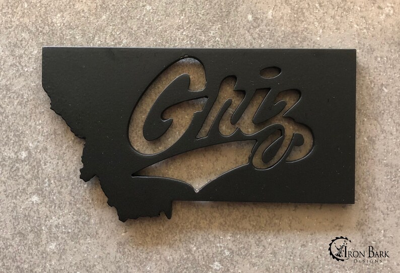 University of Montana Script Magnet | Etsy