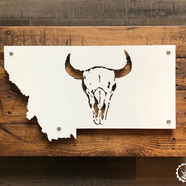 Bison Skull - Etsy