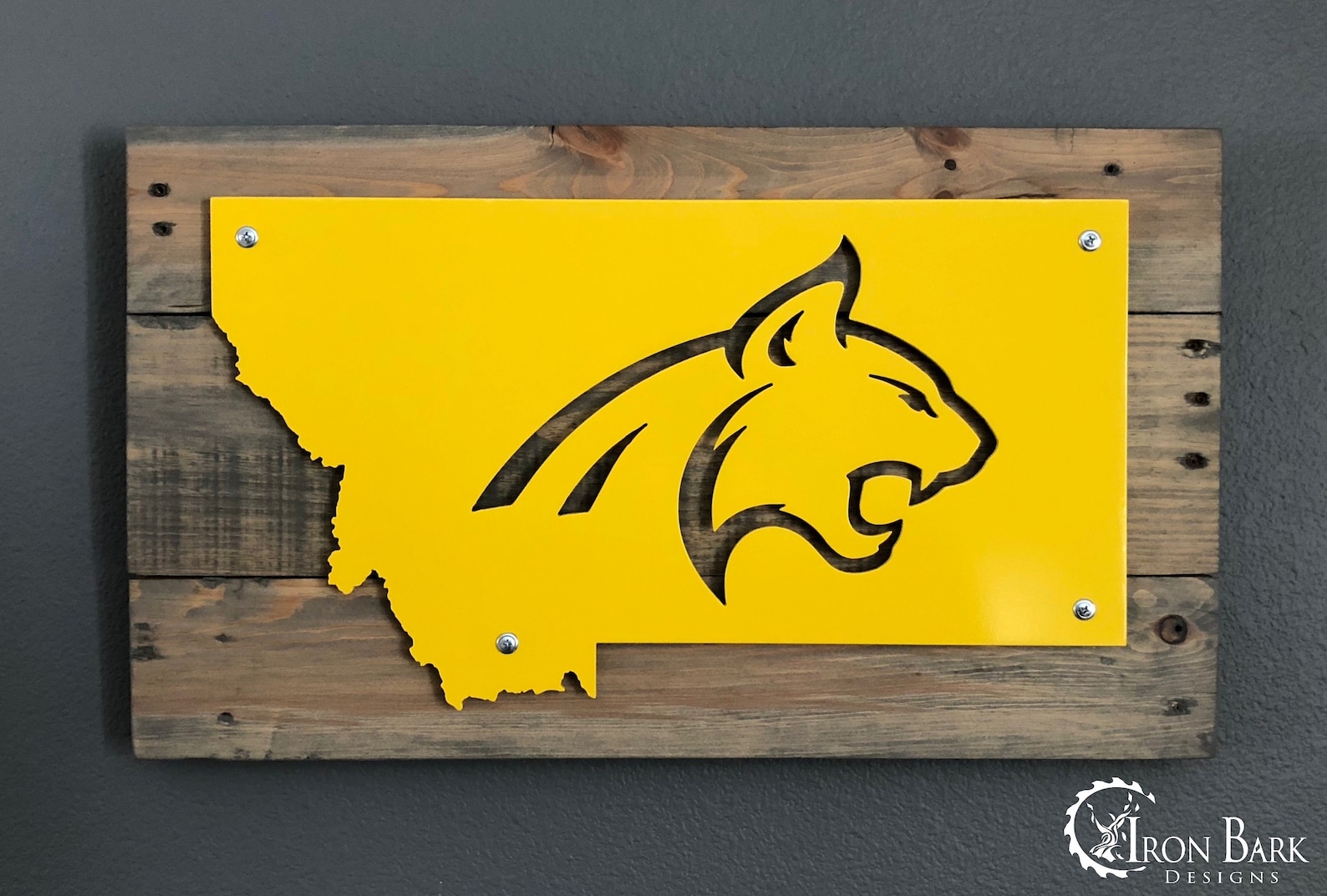 Montana State University Bobcat - Etsy