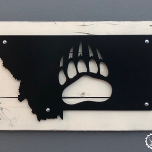 University of Montana - Griz Paw - Etsy