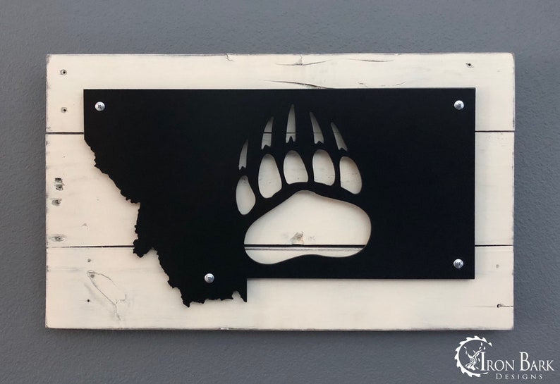 University of Montana - Griz Paw - Etsy