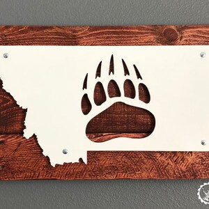 University of Montana - Griz Paw - Etsy