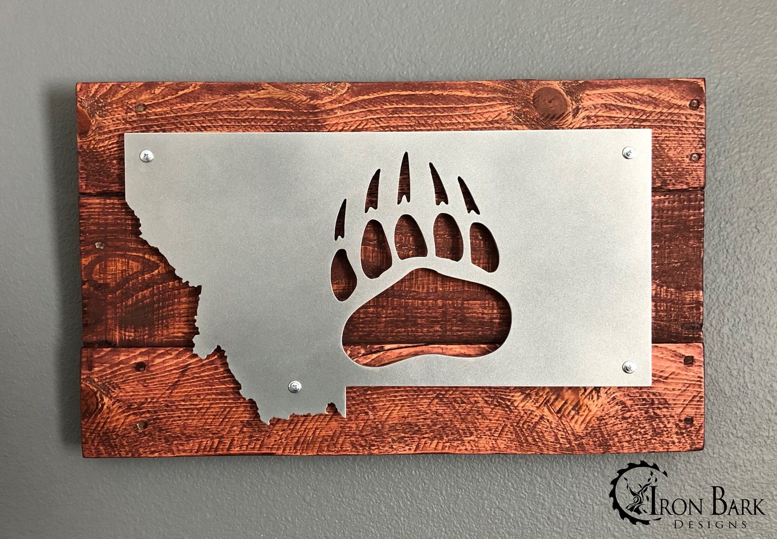 University of Montana - Griz Paw - Etsy