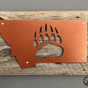University of Montana - Griz Paw - Etsy