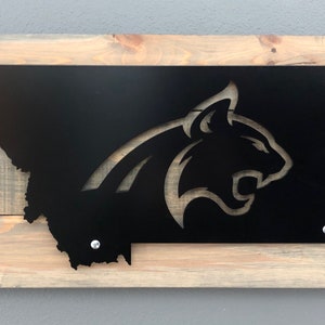 Montana State University Bobcat - Etsy