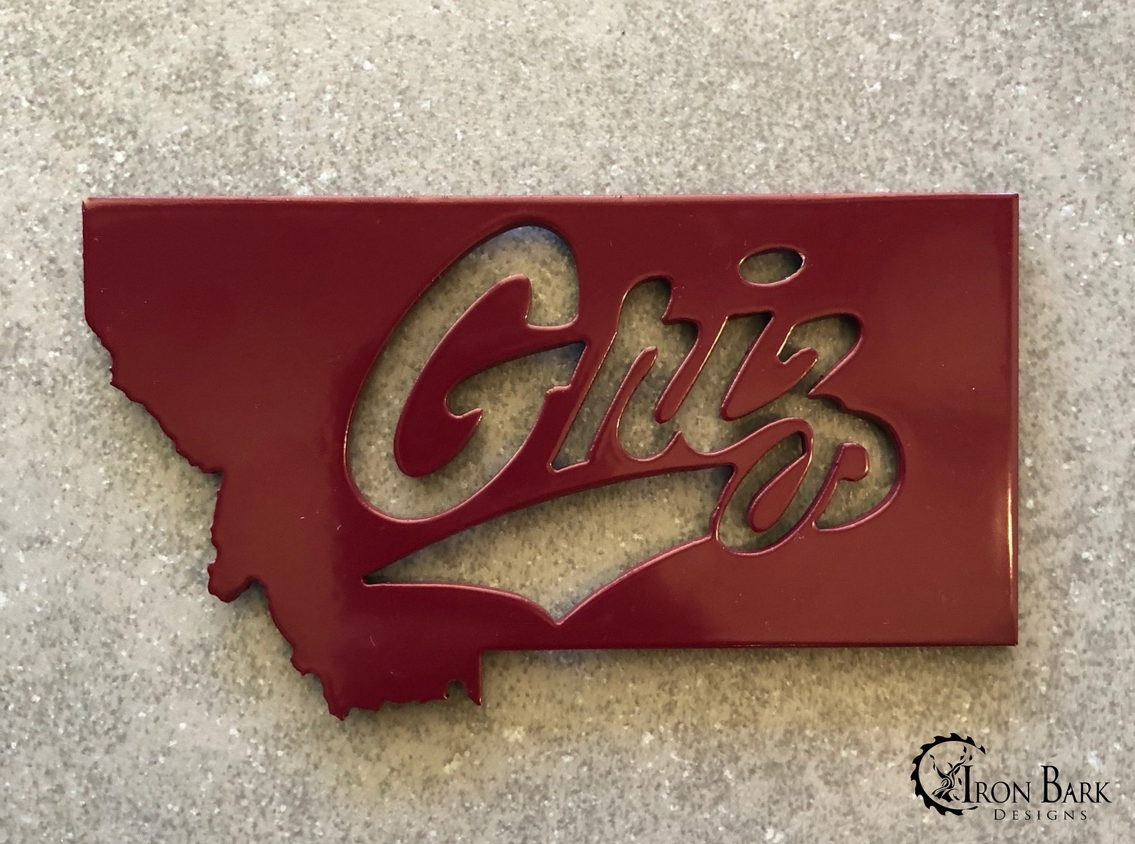 University of Montana Script Magnet | Etsy