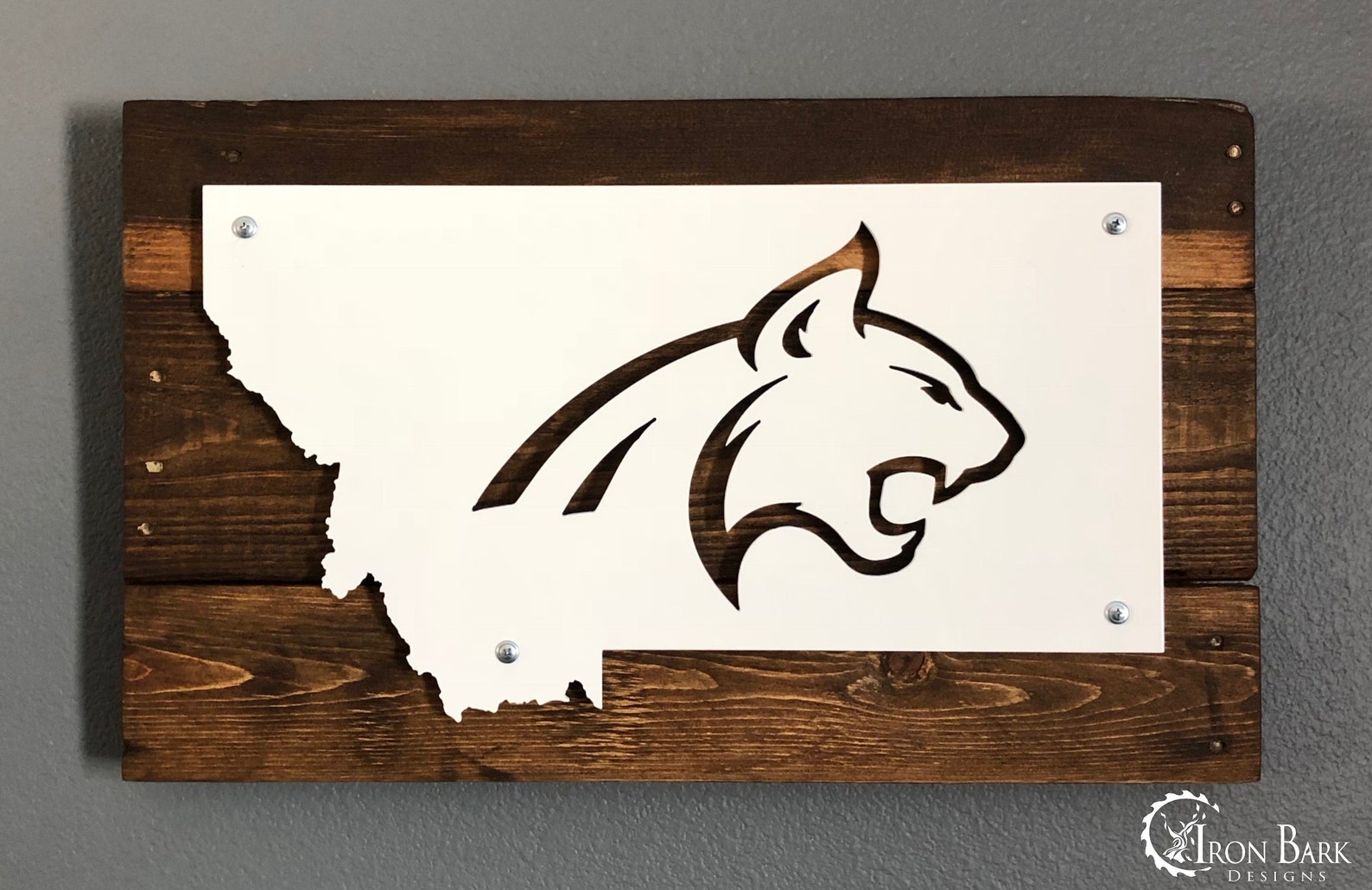 Montana State University Bobcat - Etsy