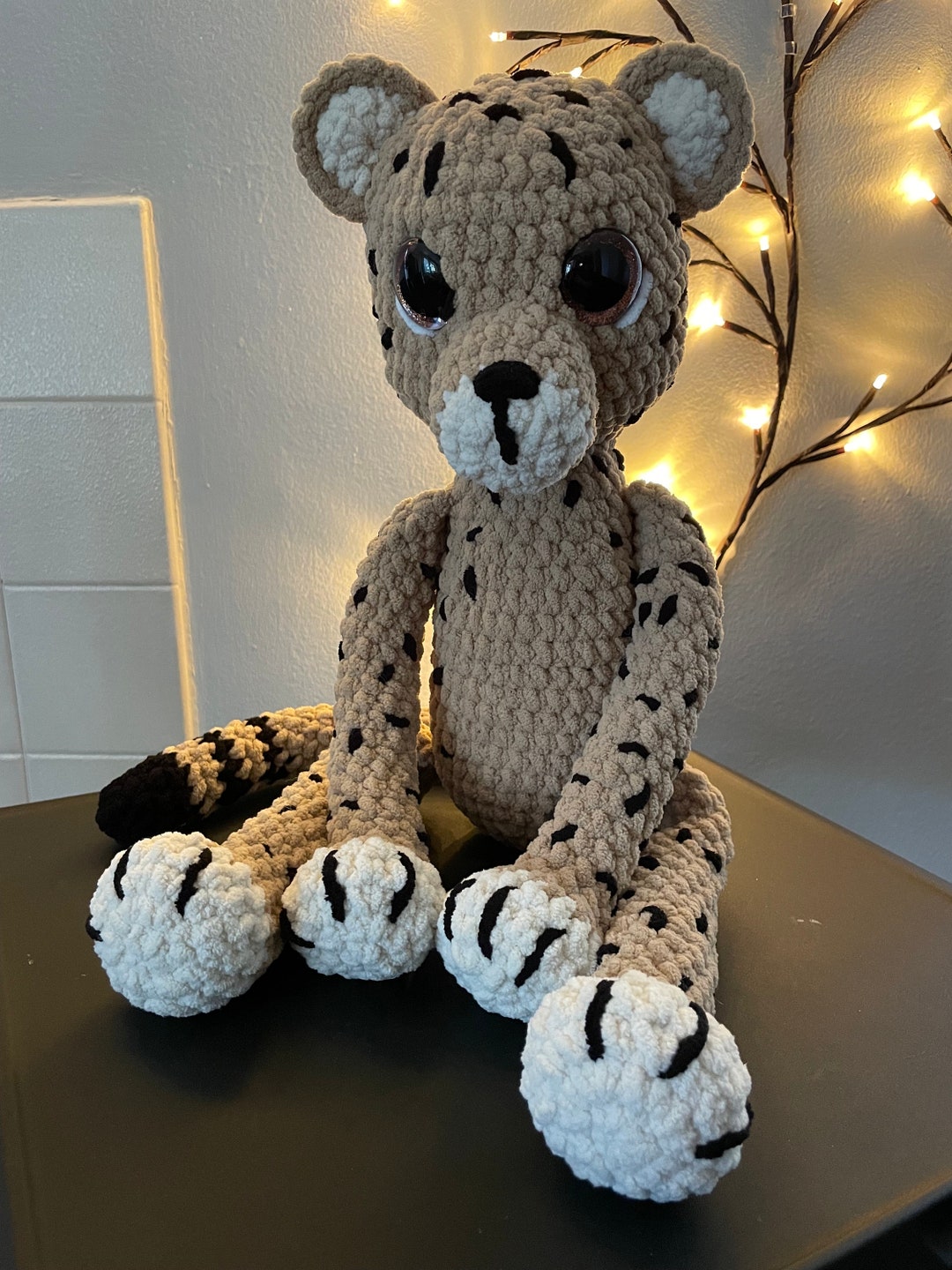 Crochet Cheetah, Amigurumi, Stuffed Cheetah - Etsy