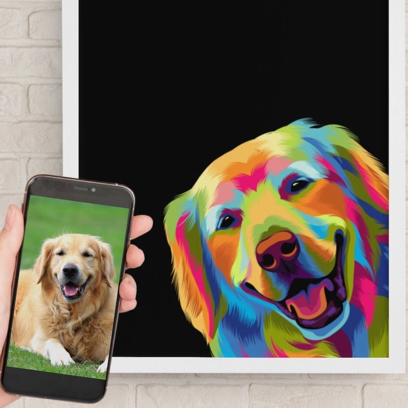 Custom Dog Poster - Etsy