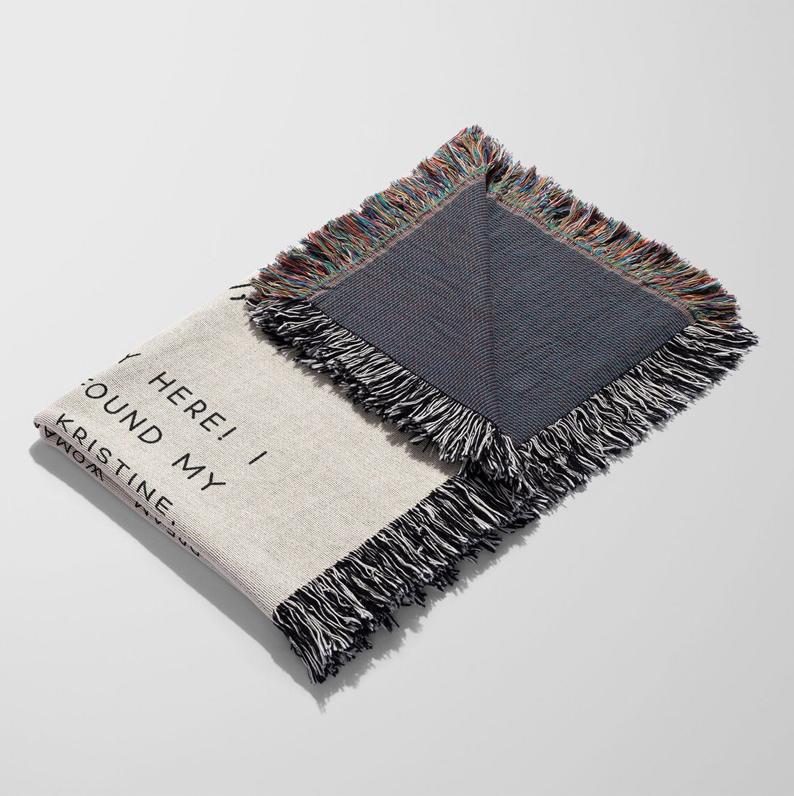 YOUR Custom Text Blanket | Letter Note Vows Scripture | Personalized ...