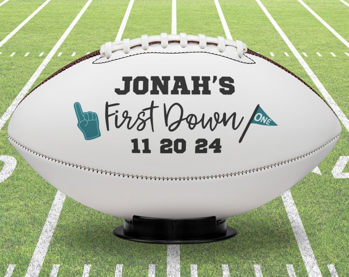 Personalized Football First Birthday | Custom Toddler Bday Gift ...