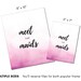 Meet the Maids Sign, Printable Bridal Shower, Pink Watercolor, 8x10 5x7 ...