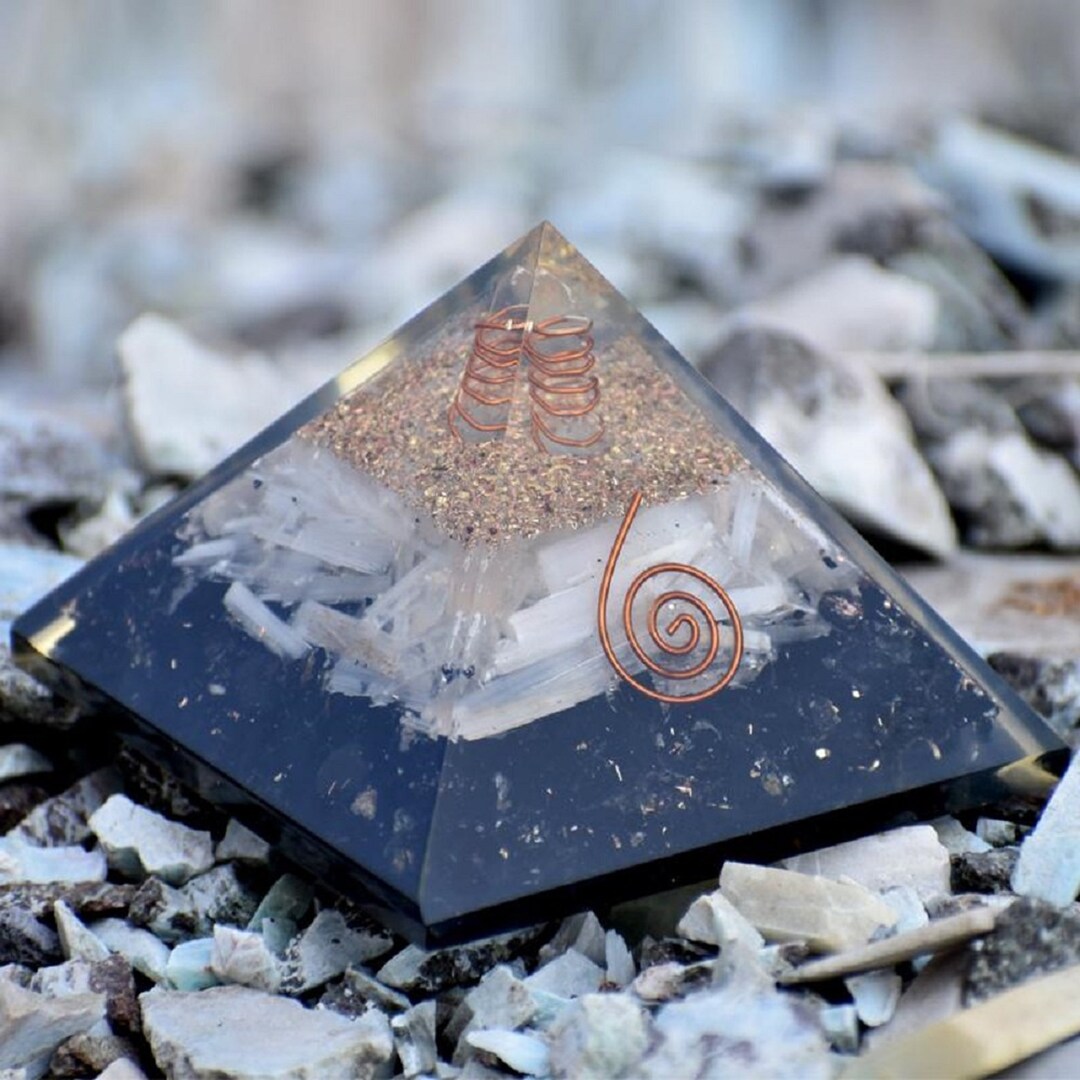 Orgone Pyramid, Reiki, Purification Crystal, EMF Protection, Orgonite ...