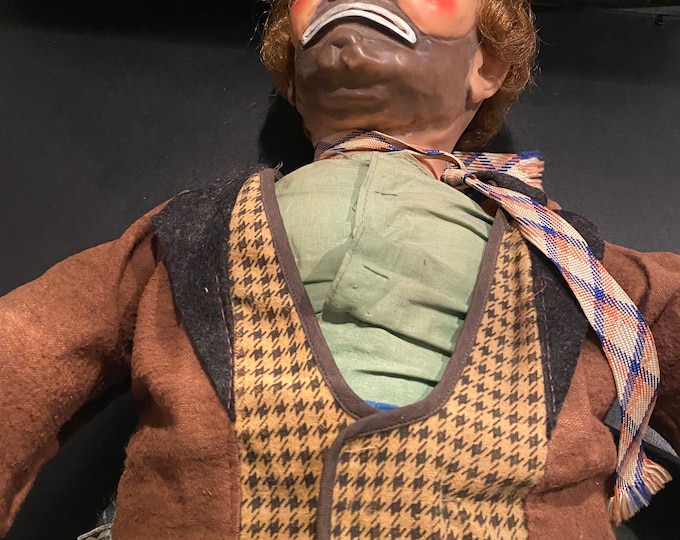 Vintage 1950's Emmett Kelly's Willie the Clown Doll, Baby Barry Toy, 21 ...