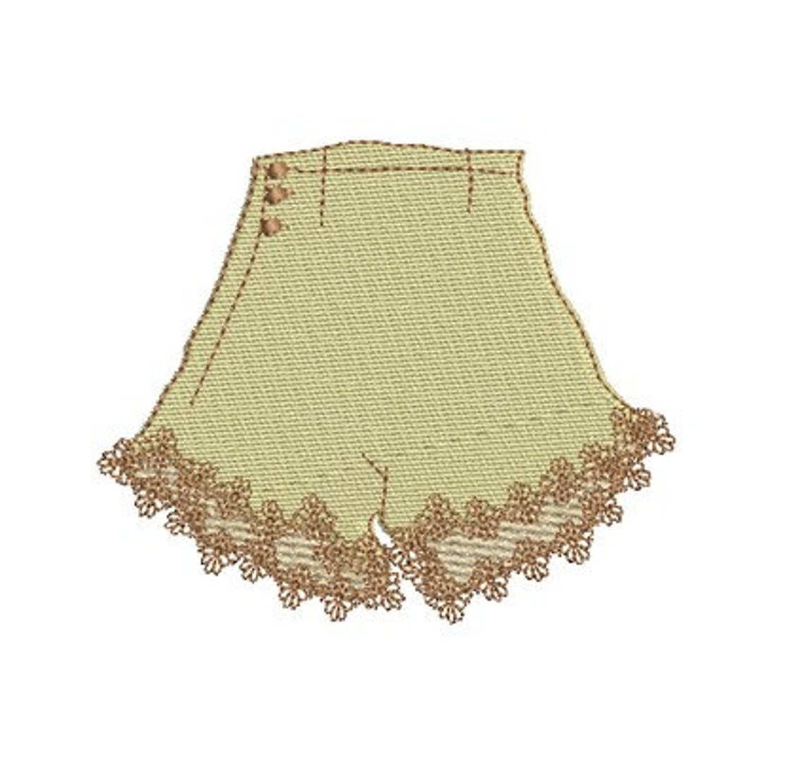 Instant Download Embroidery Design Set Bra and Panties Vintage - Etsy