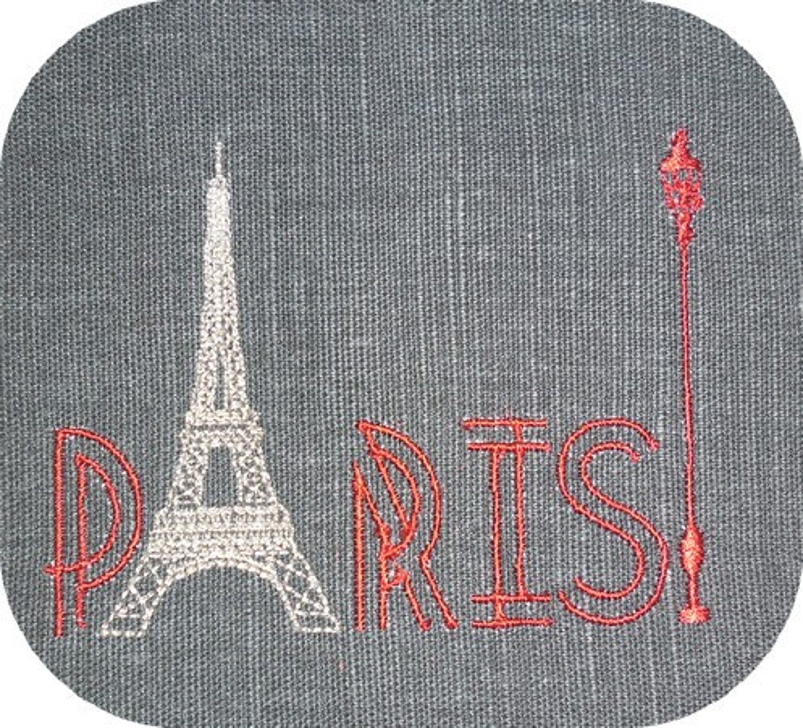 Instant Download Embroidery Paris With Eiffel Tower - Etsy