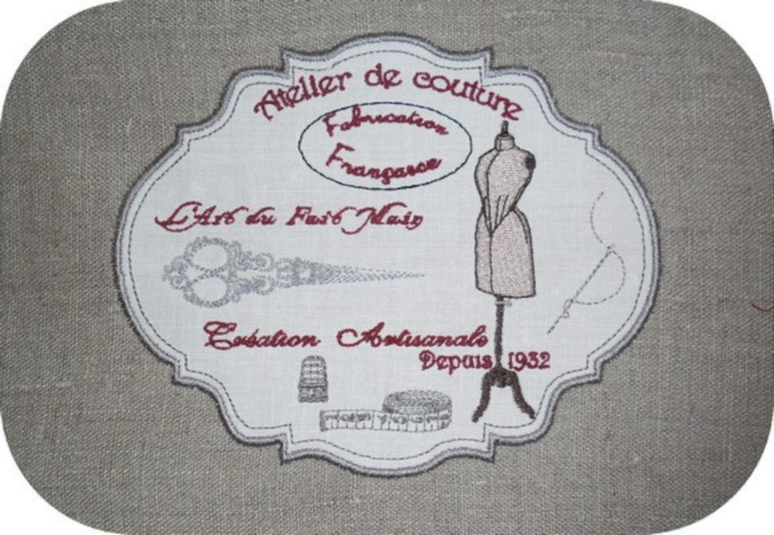 Instant Download Machine Embroidery Plate Advertising Sewing | Etsy