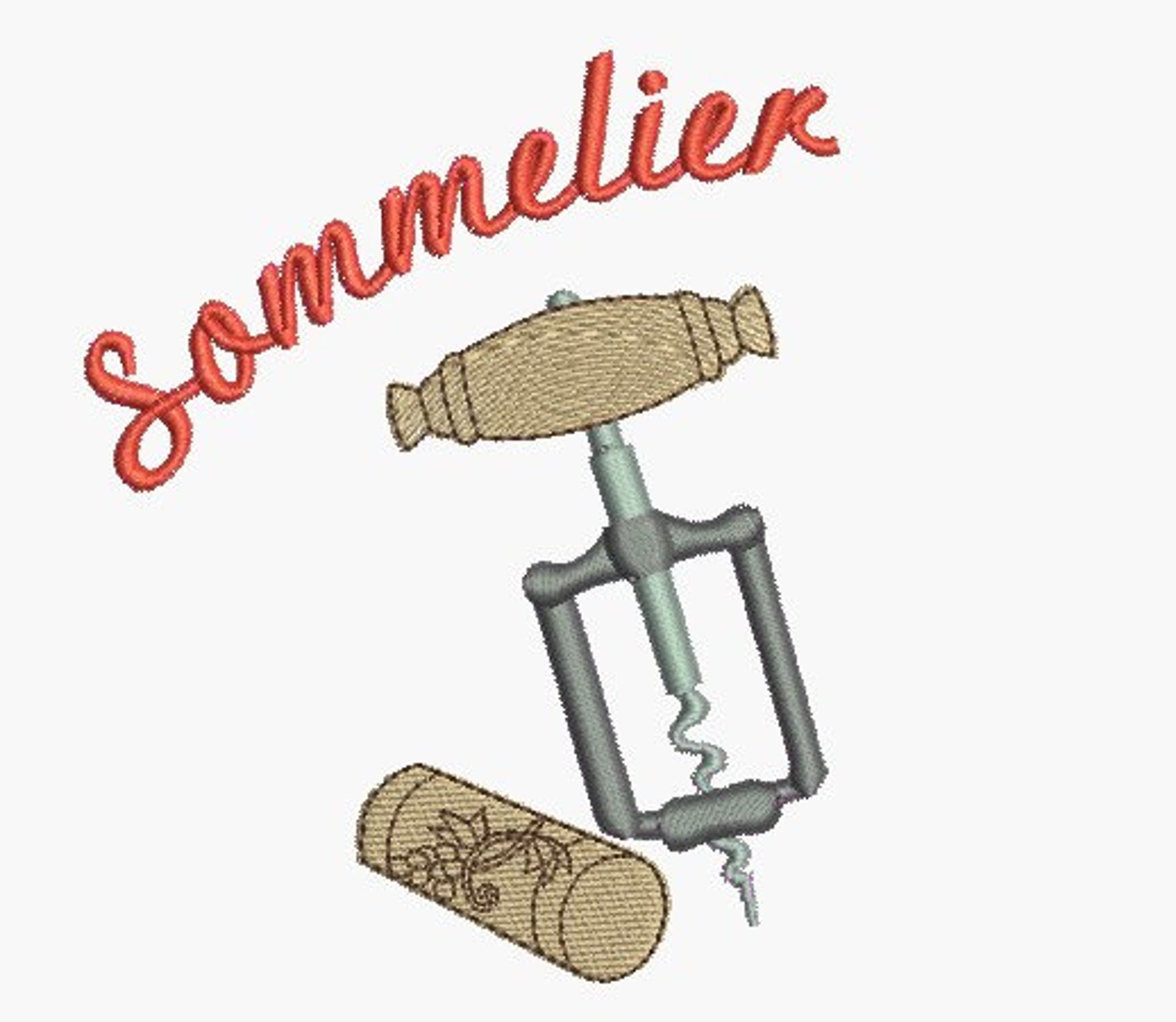 Instant Download Machine Embroidery Corkscrew | Etsy