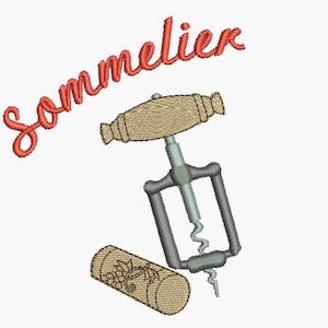 Instant Download Machine Embroidery Corkscrew - Etsy