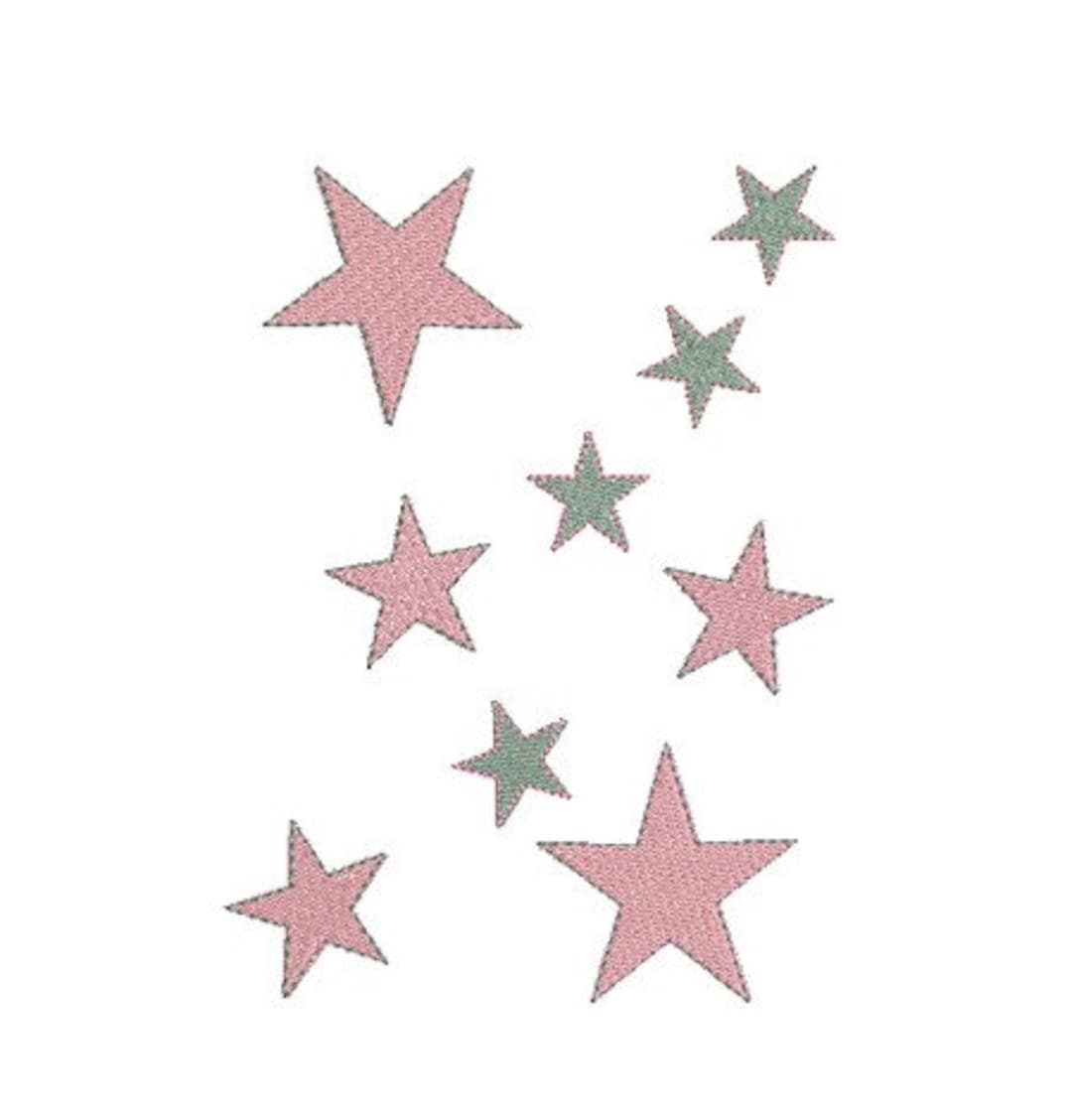 Instant Download Machine Embroidery Stars - Etsy