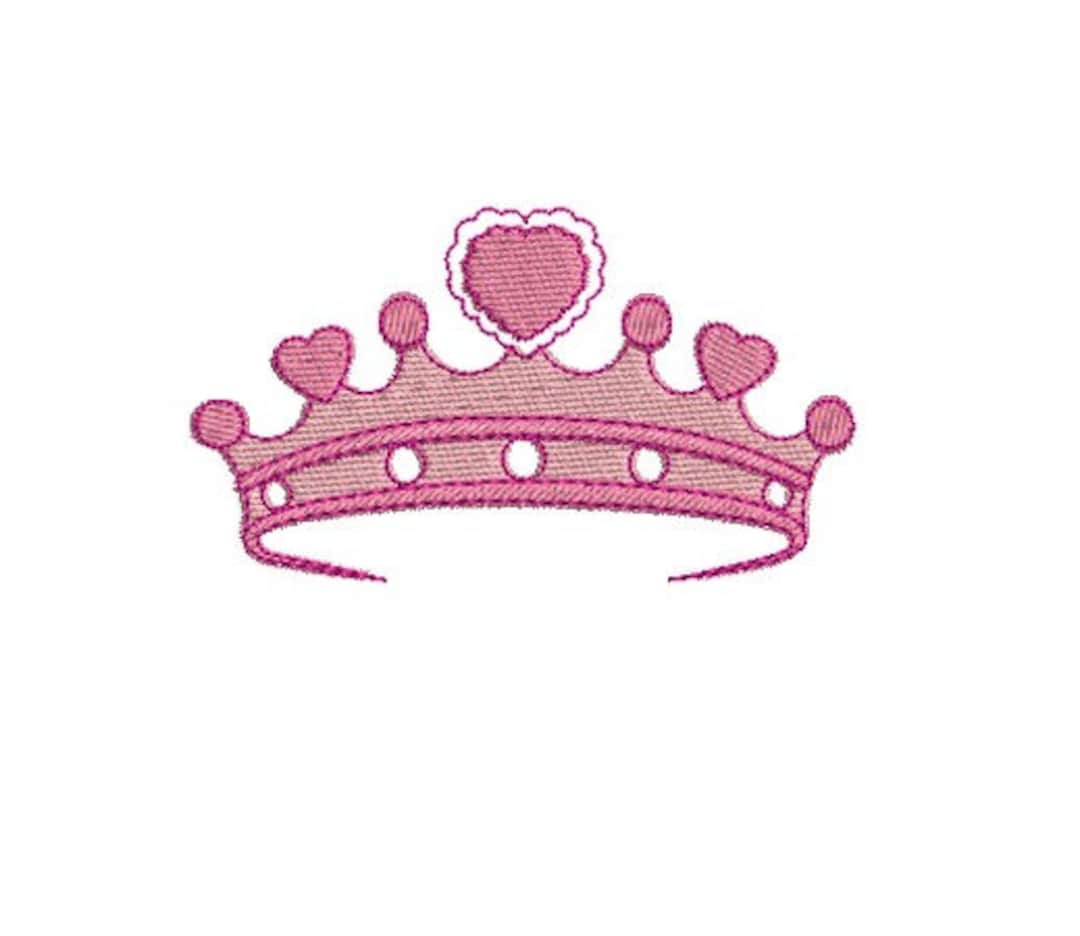 Instant Download Embroidery Design Princess Crown - Etsy