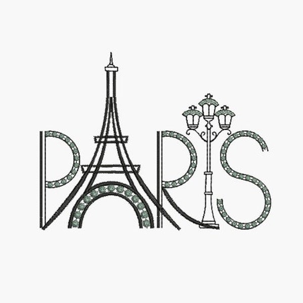 Paris Embroidery - Etsy