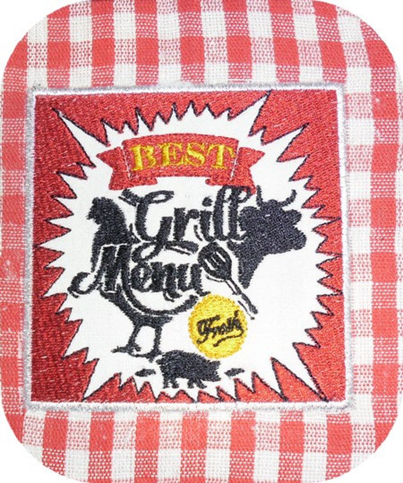 Instant Download Machine Embroidery Kitchen Menu Grill - Etsy