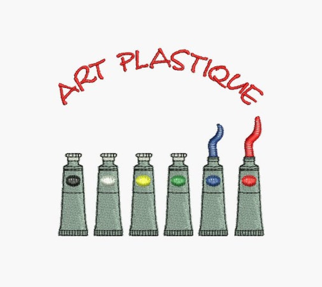Instant Download Machine Embroidery Tubes of Paint - Etsy