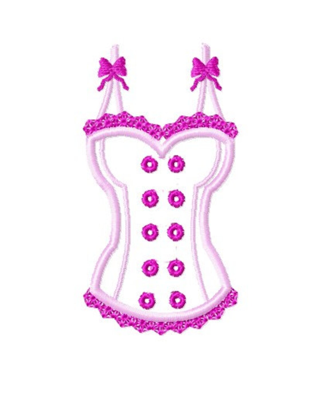Instant Download Machine Embroidery Design Applique Lingerie Lace ...