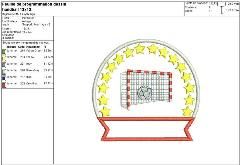 Instant Download Machine Embroidery Design Handball Badge - Etsy