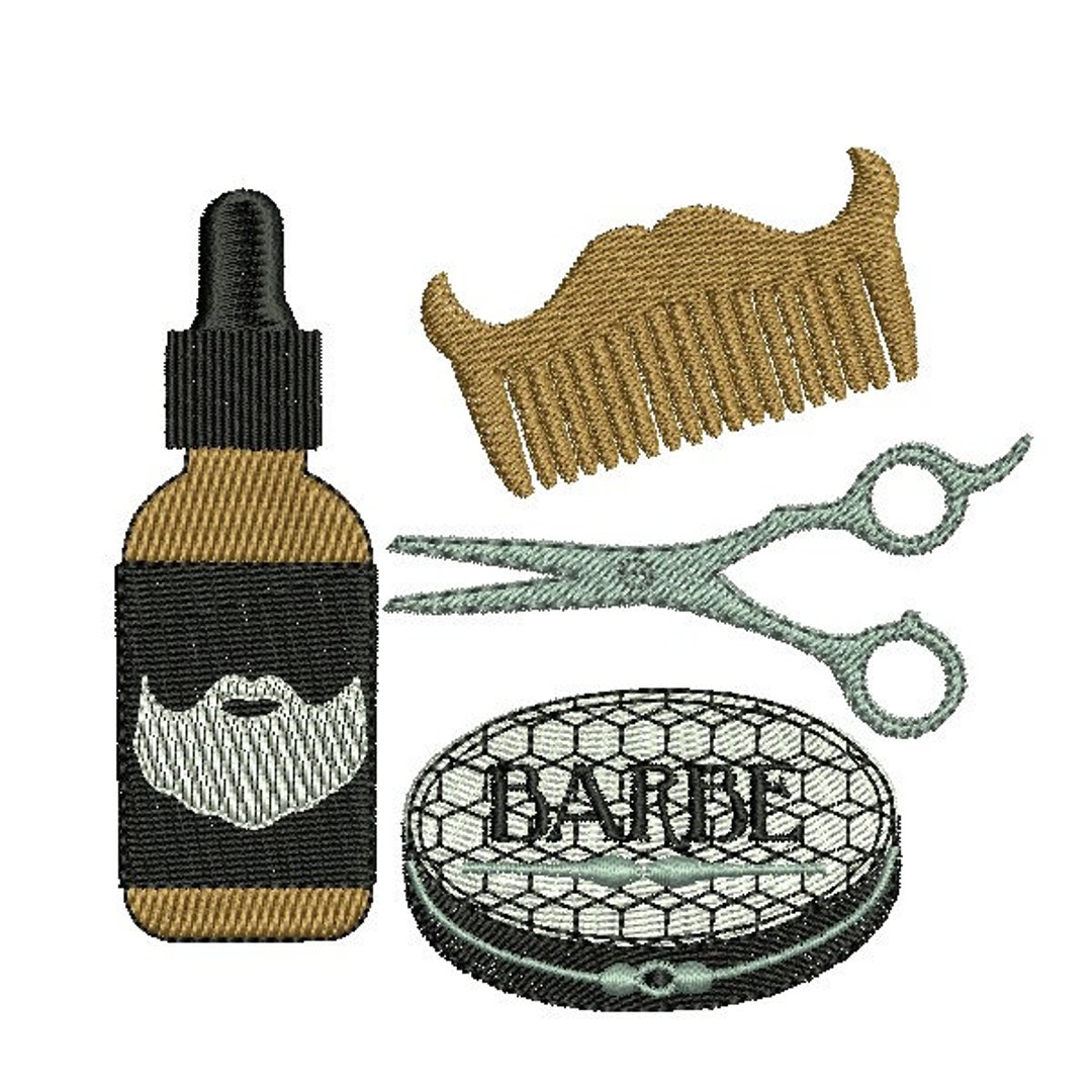 Instant Download Design Embroidery Machine Beard Care - Etsy