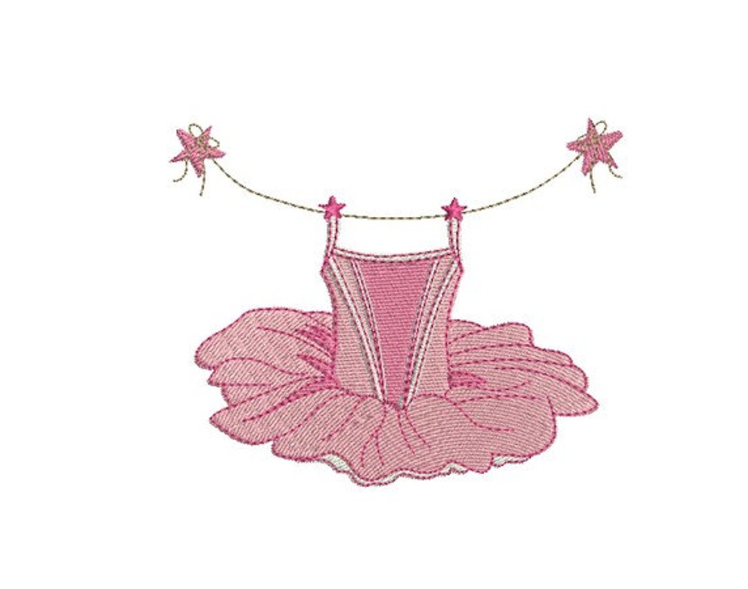 Instant Download Embroidery Design Tutu or Leotard - Etsy