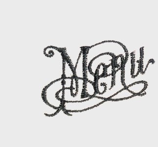 Instant Download Machine Embroidery Menu Food French Style | Etsy