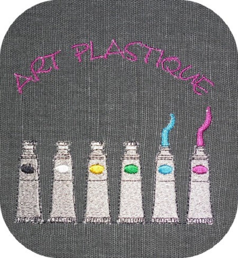 Instant Download Machine Embroidery Tubes of Paint - Etsy