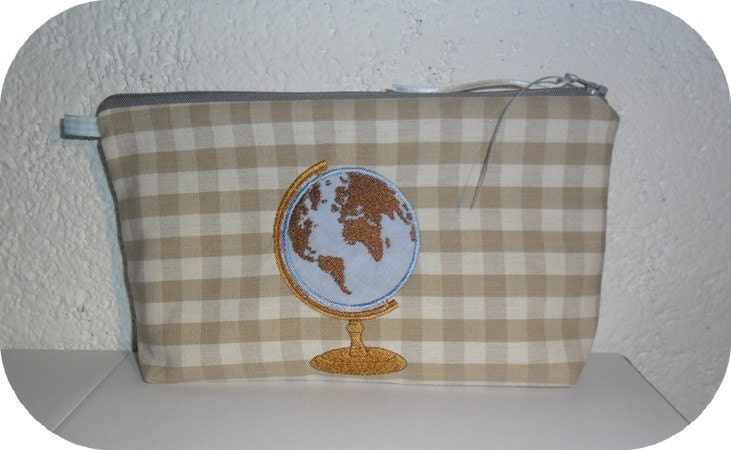 Instant Download Machine Embroidery World Map Globe - Etsy