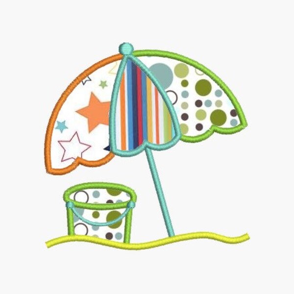 Beach Applique - Etsy