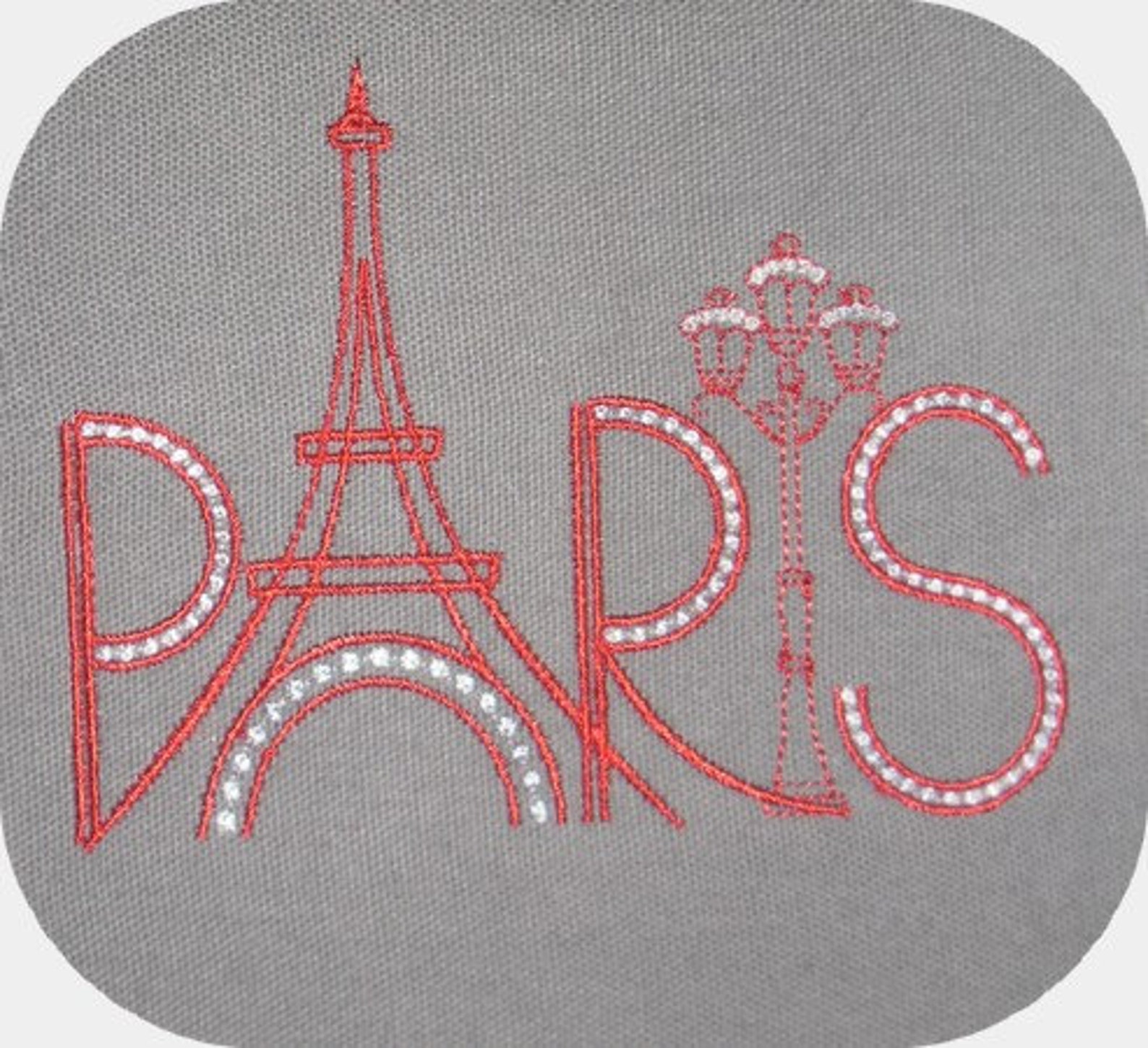 Instant Download Embroidery Paris Eiffel Tower and Lamppost - Etsy