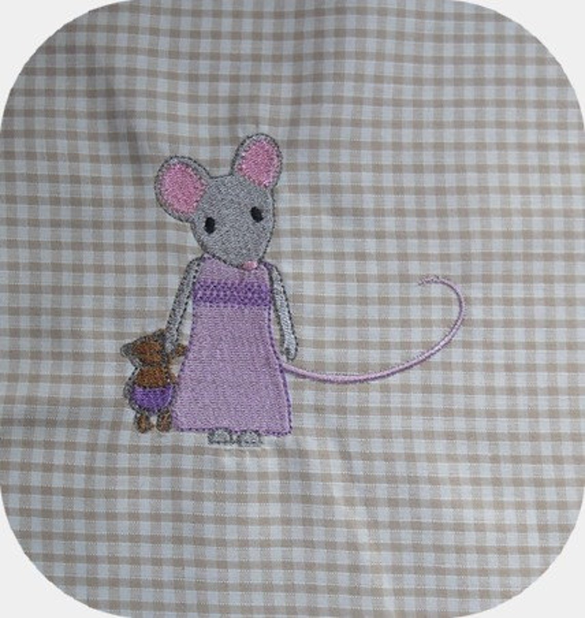 Instant Download Machine Embroidery Little Mouse With Teddy - Etsy