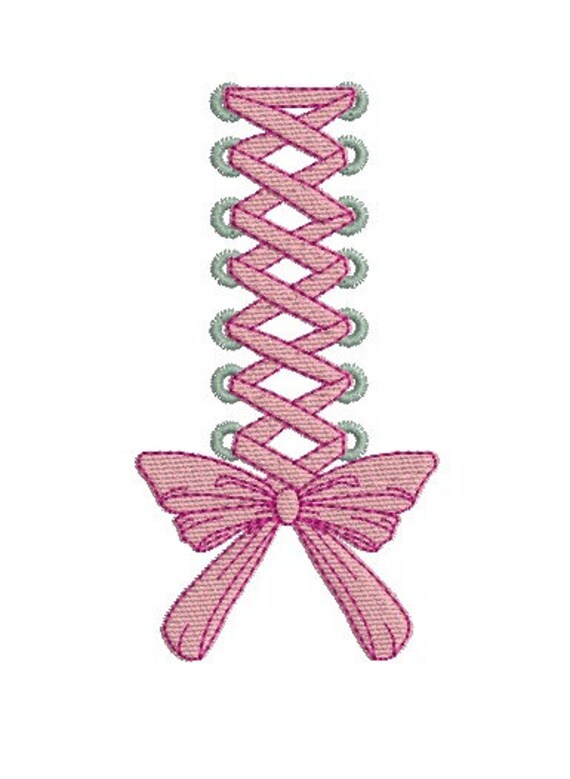 Instant Download Machine Embroidery Design Laced Tape | Etsy