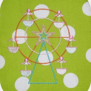 Instant Download Embroidery Ferris Wheel - Etsy
