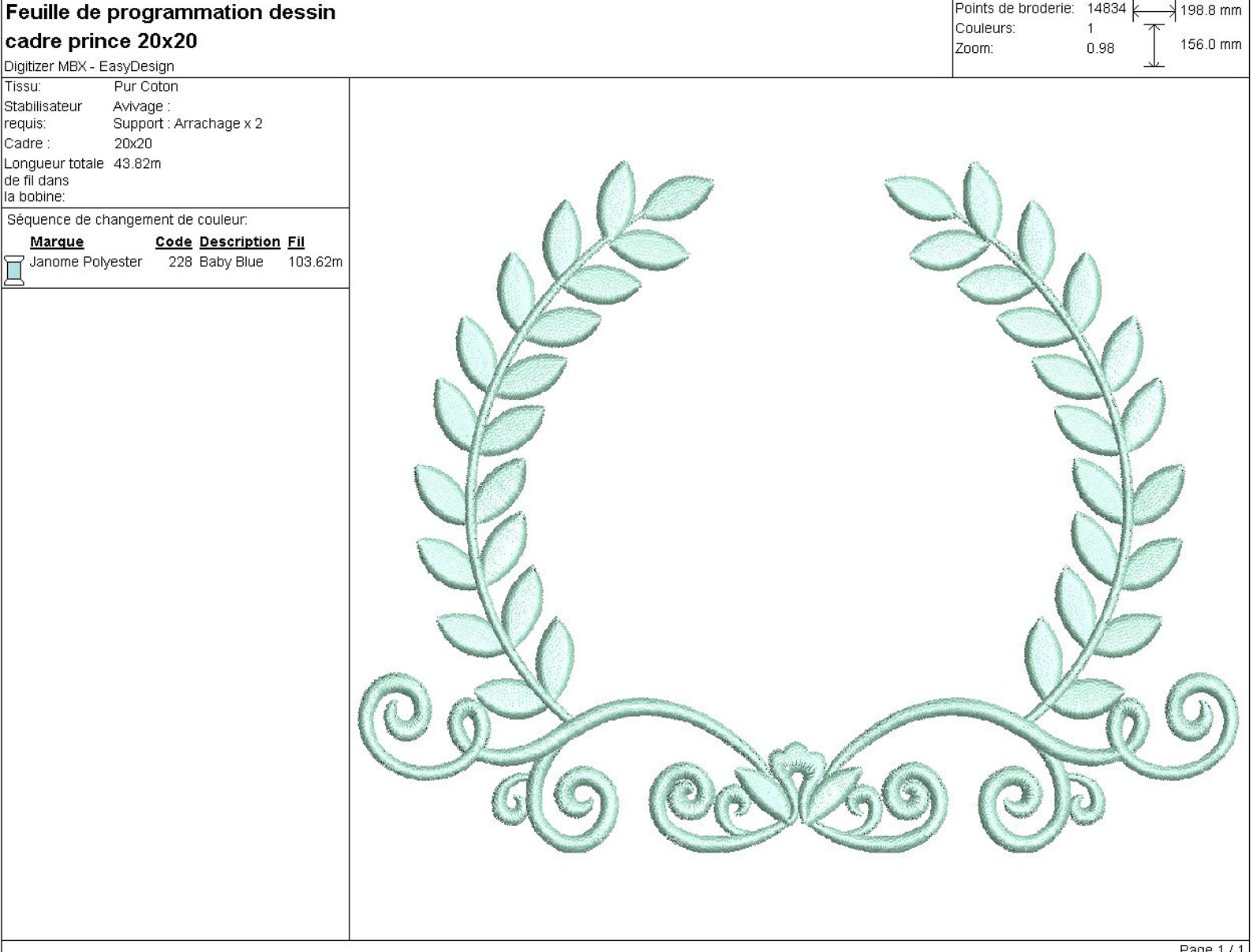 Instant Download Machine Embroidery Design Frame Prince - Etsy