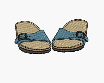 Embroidery Sandals - Etsy
