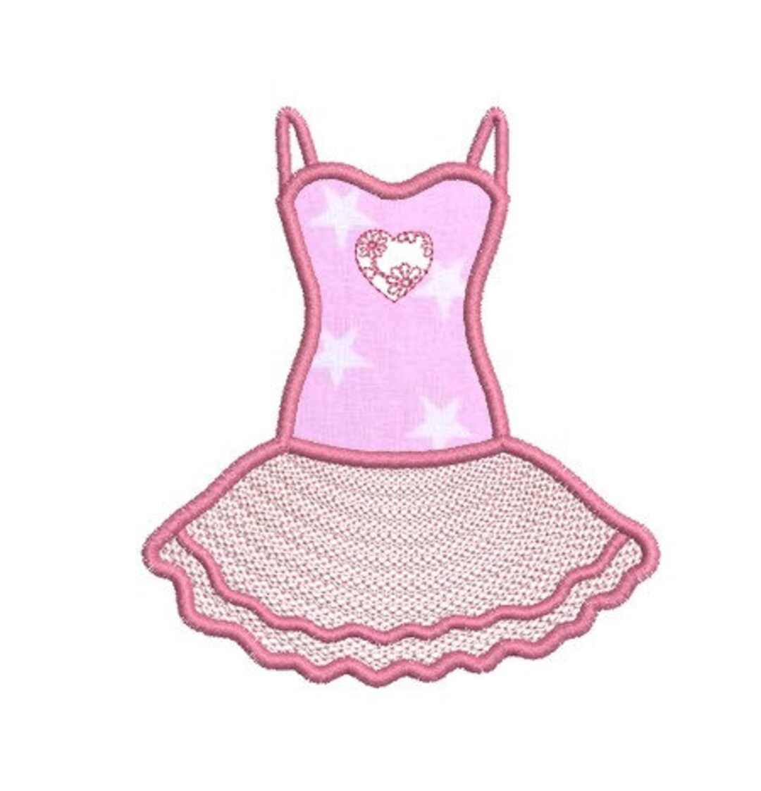 Instant Download Embroidery Applique Dance Tutu - Etsy