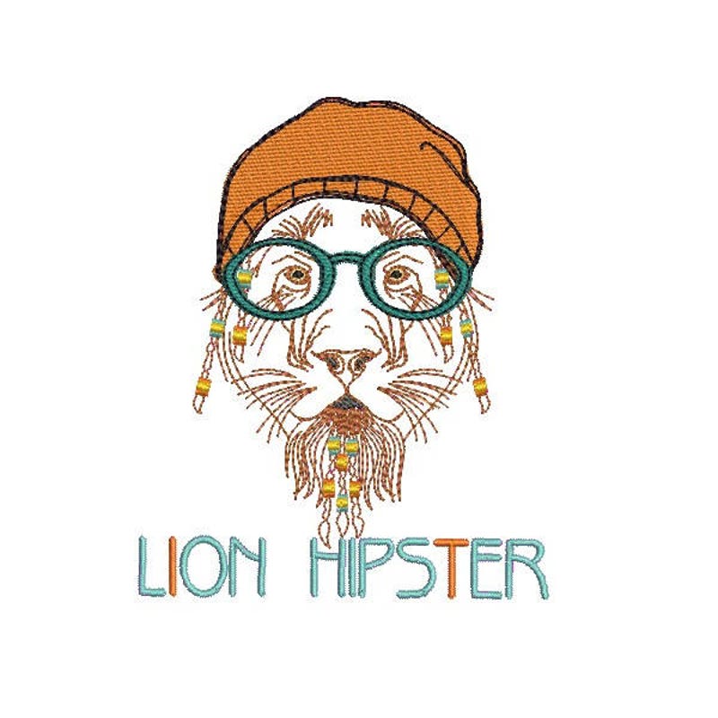 Hipster Embroidery - Etsy